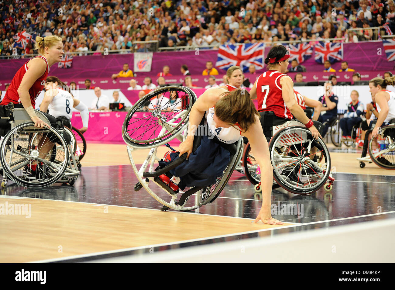 Caroline Maclean in action London 2012 Paralympic Games - Women's ...