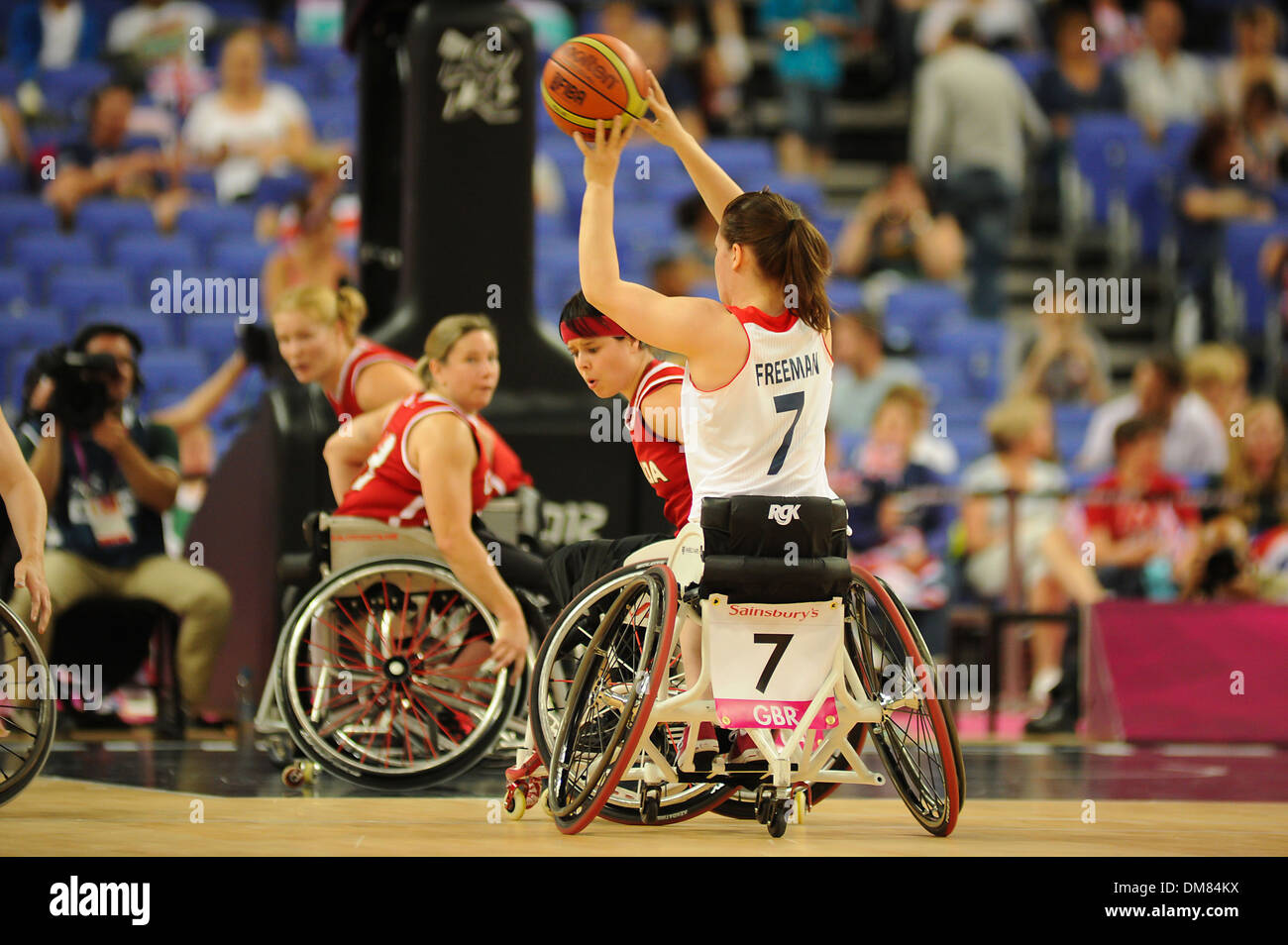 Helen Freeman in action London 2012 Paralympic Games - Women's ...