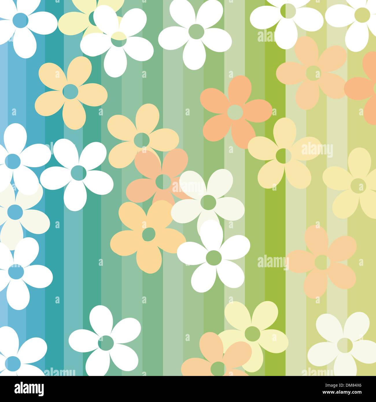 Beautiful creation of flowers Stock Vector Images - Alamy