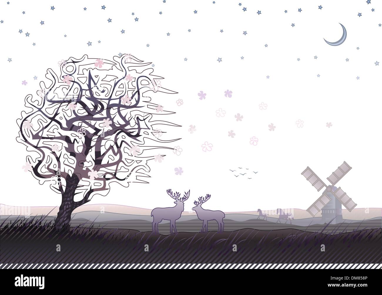 Wild dreams Stock Vector Images - Alamy