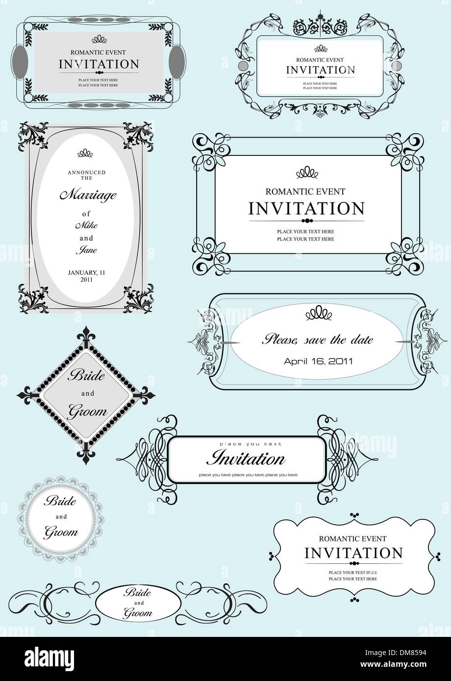 Sample frames hi-res stock photography and images - Alamy