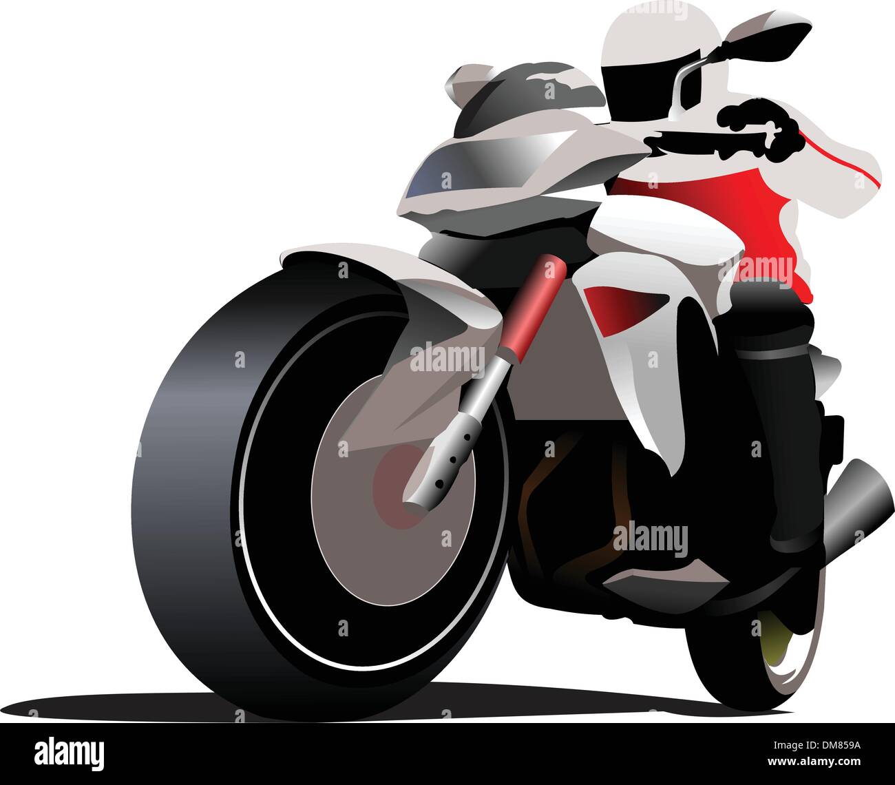 Biker vector vectors hi-res stock photography and images - Alamy