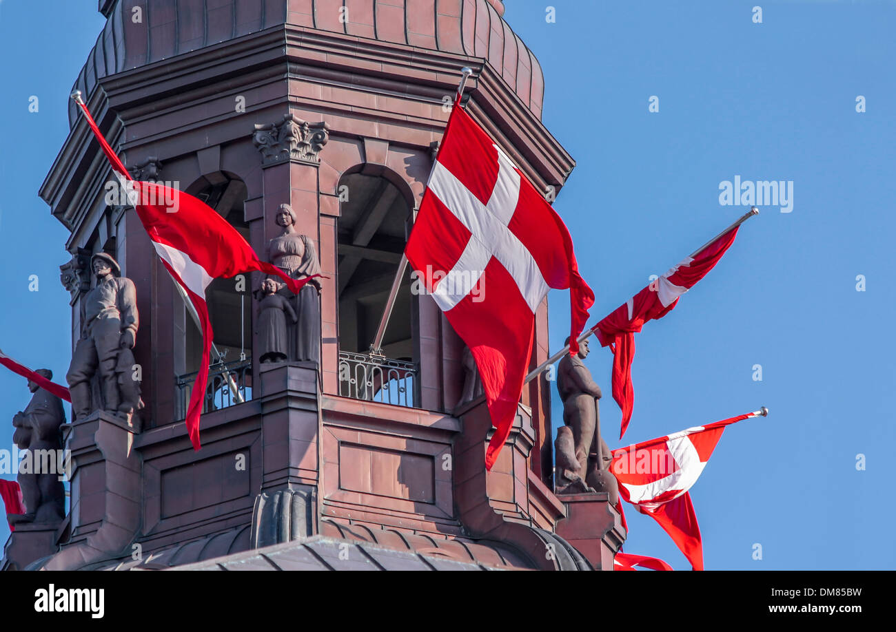 Dannebrog flags flag hi-res stock photography and images - Alamy