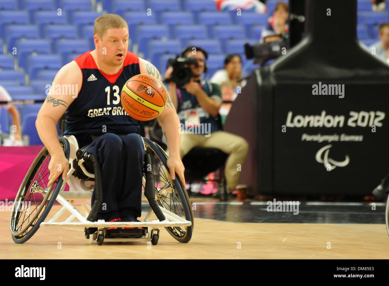 Peter Finbow in action for Great Britain during Day 5 of Paralympics ...