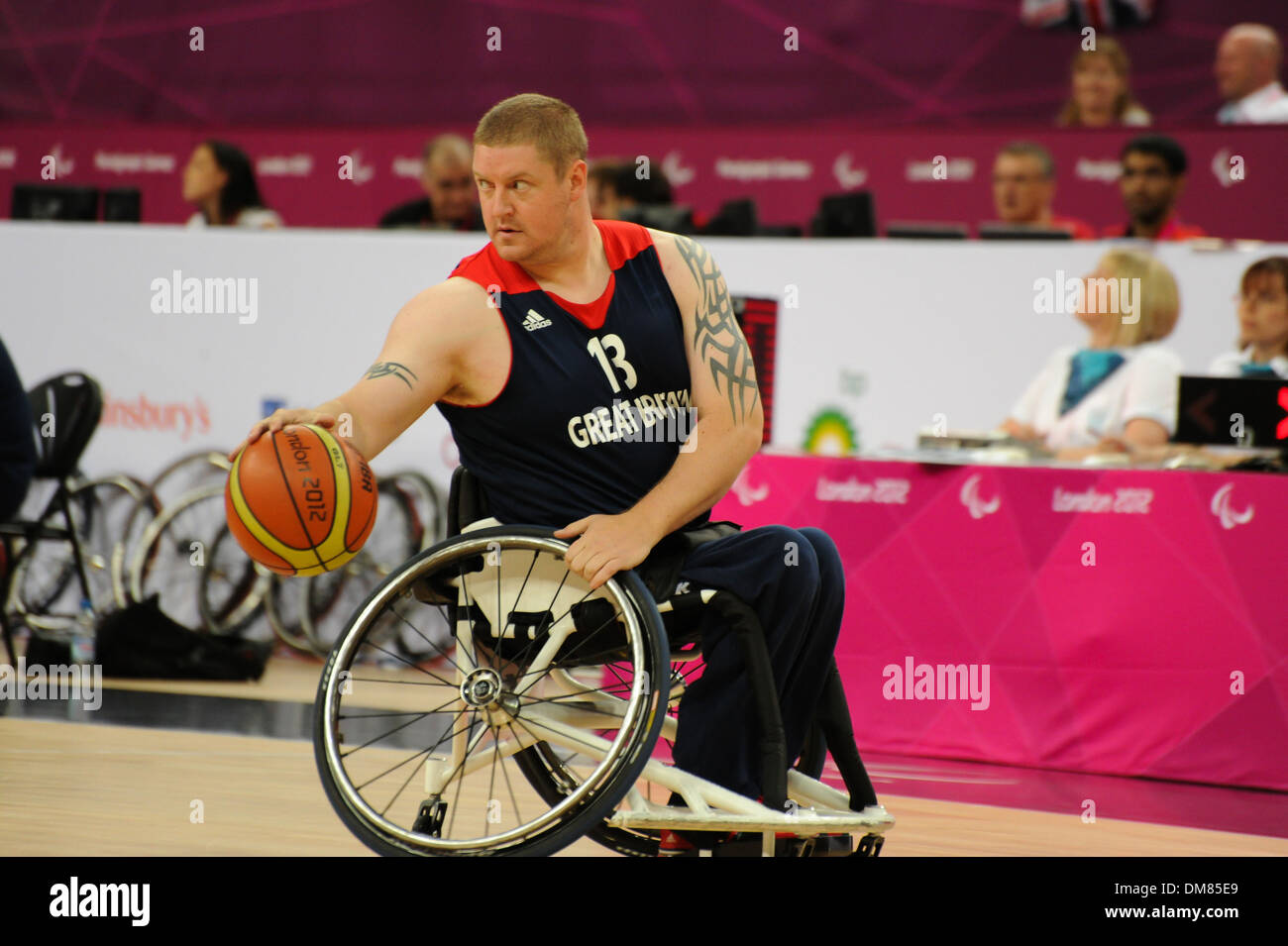 Peter Finbow in action for Great Britain during Day 5 of Paralympics ...