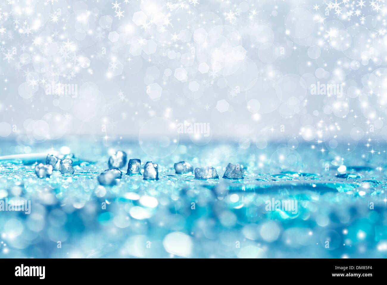 Light blue icy background hi-res stock photography and images - Alamy