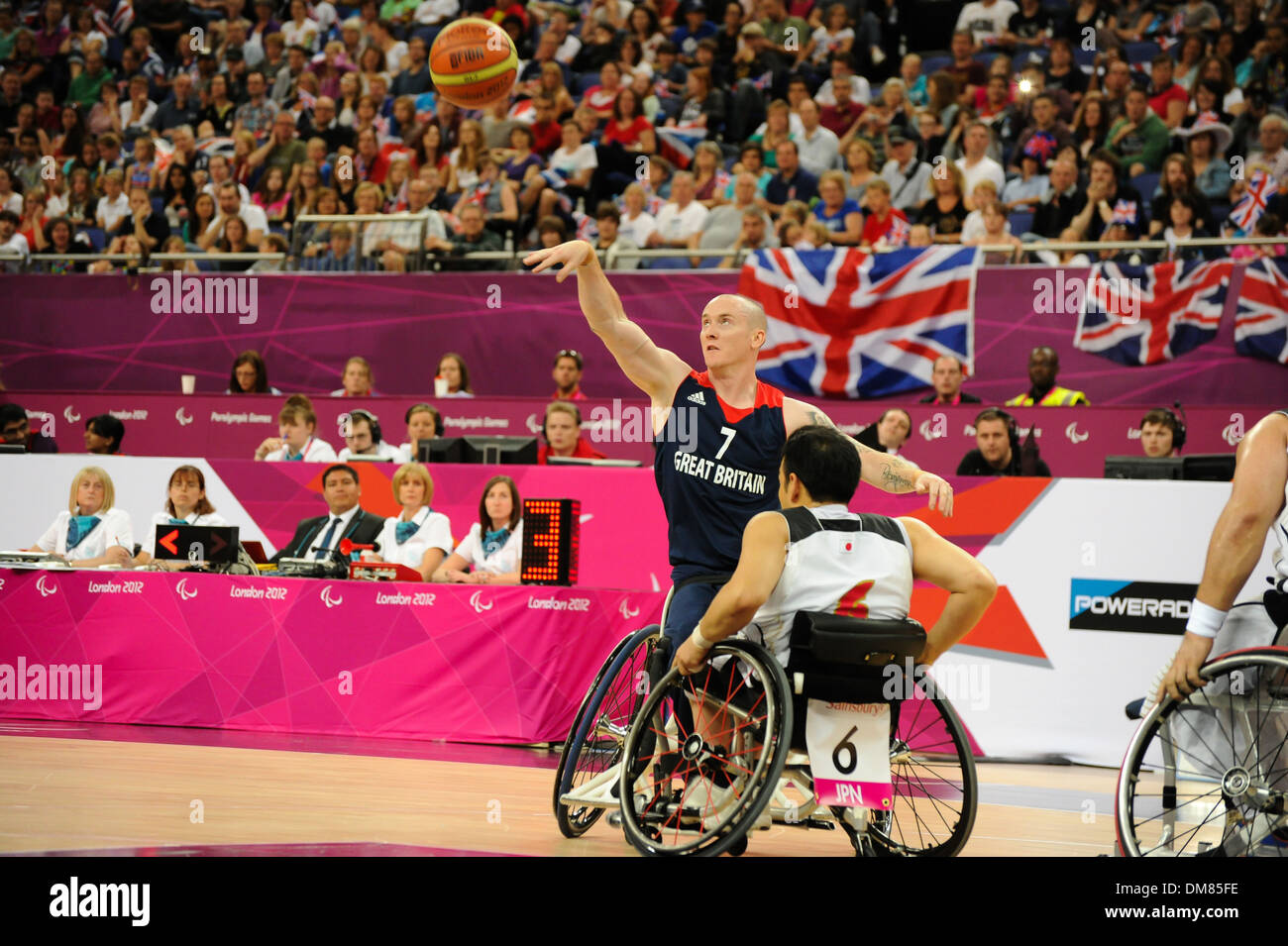 Terry Bywater in action for Great Britain during Day 5 of Paralympics ...
