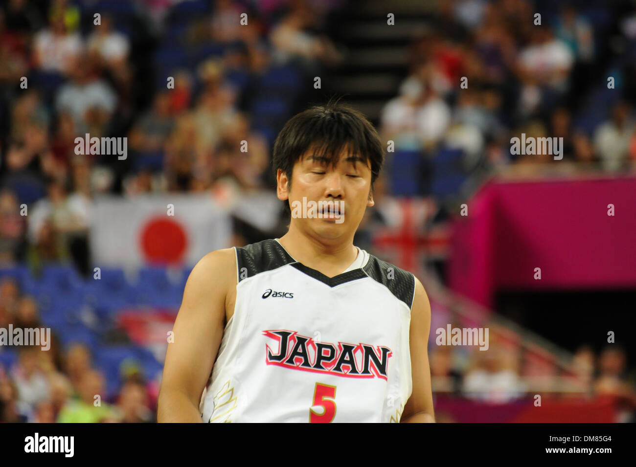 Tomomi Masubuchi in action for Japan during Day 5 of Paralympics from Olympic Stadium London ...