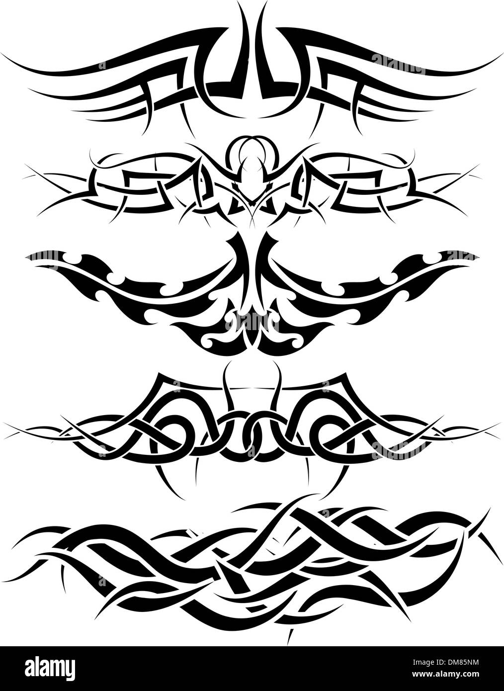 Tattoos collection Cut Out Stock Images & Pictures - Alamy