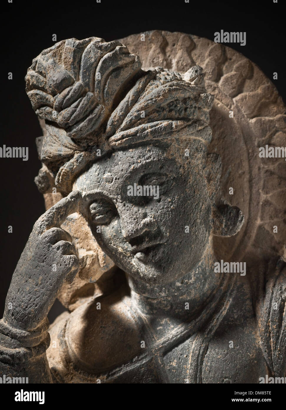 This sculpture, depicting a Pensive Bodhisattva, reflects the spiritual ...
