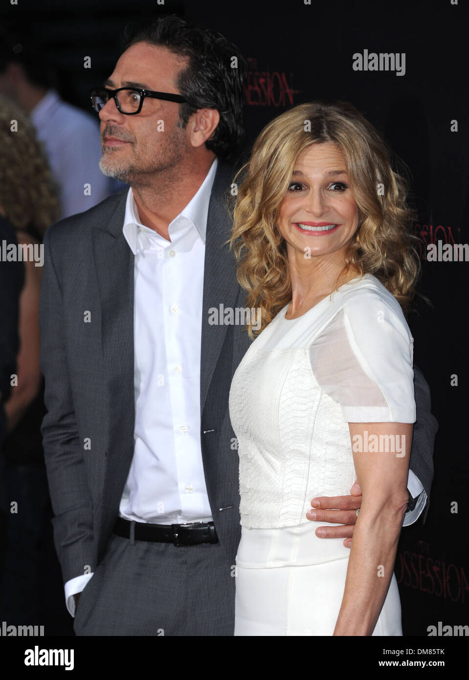 Jeffrey Dean Morgan and Kyra Sedgwick premiere of 'The Possession' held ...