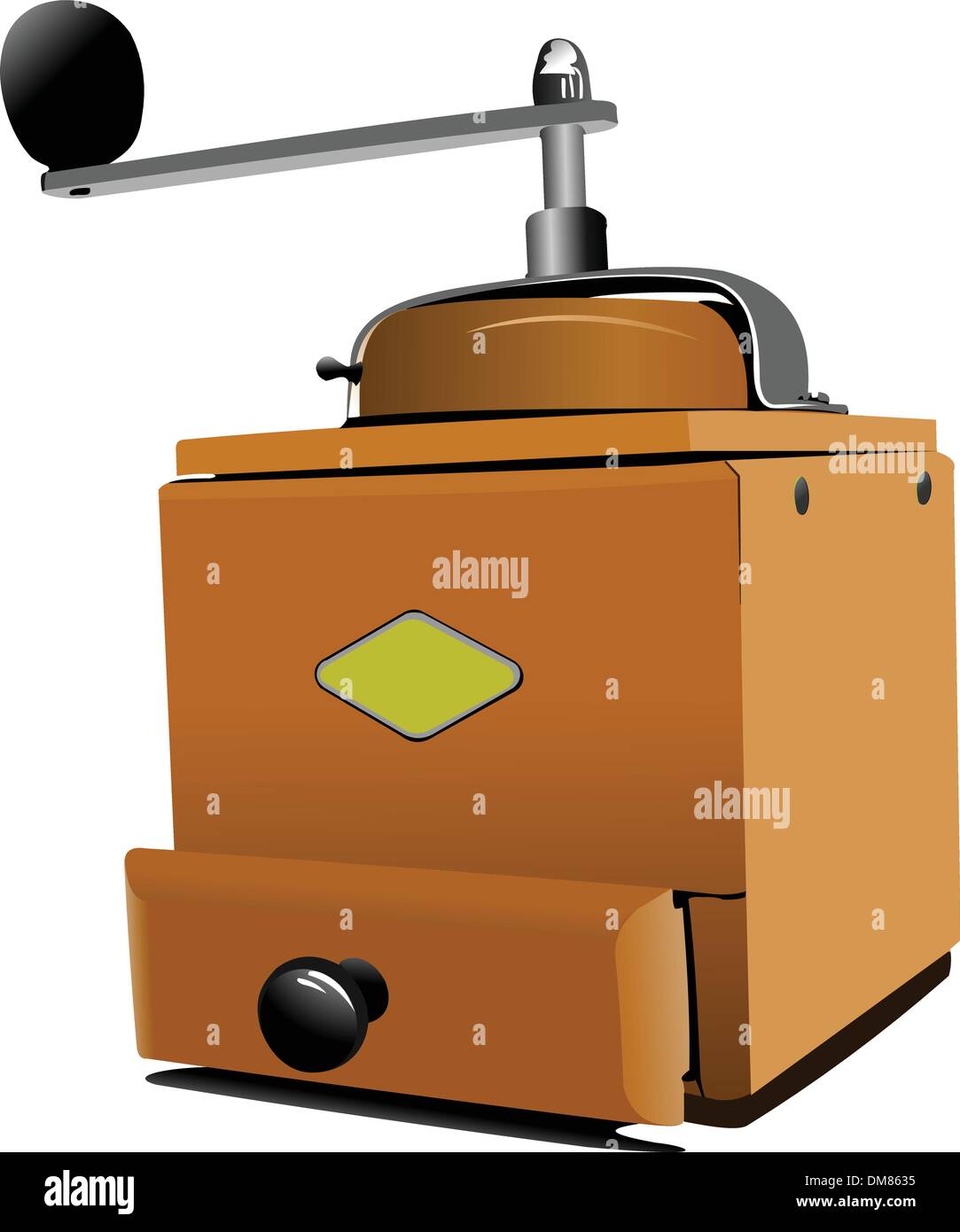 Isolated handle knife on Stock Vector Images - Alamy