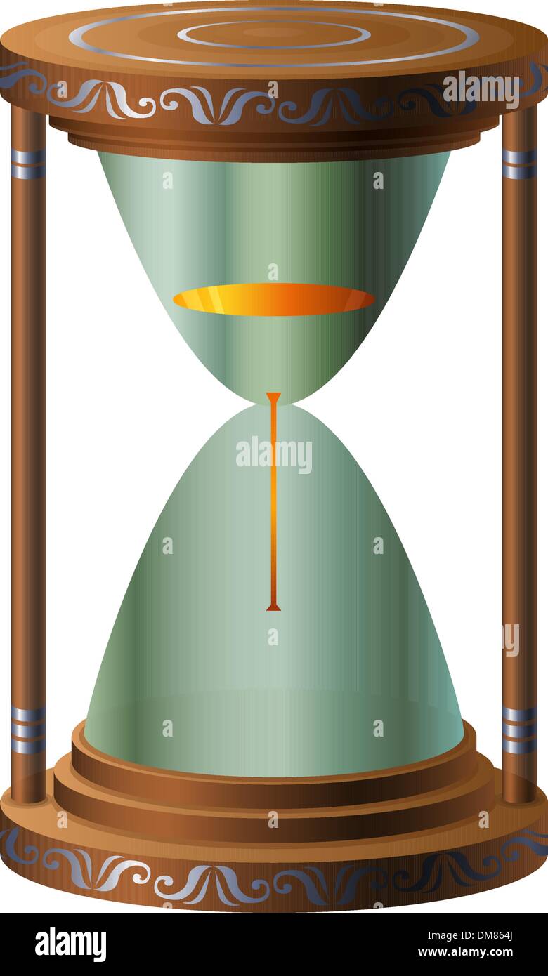 Hourglass vector vectors hi-res stock photography and images - Alamy