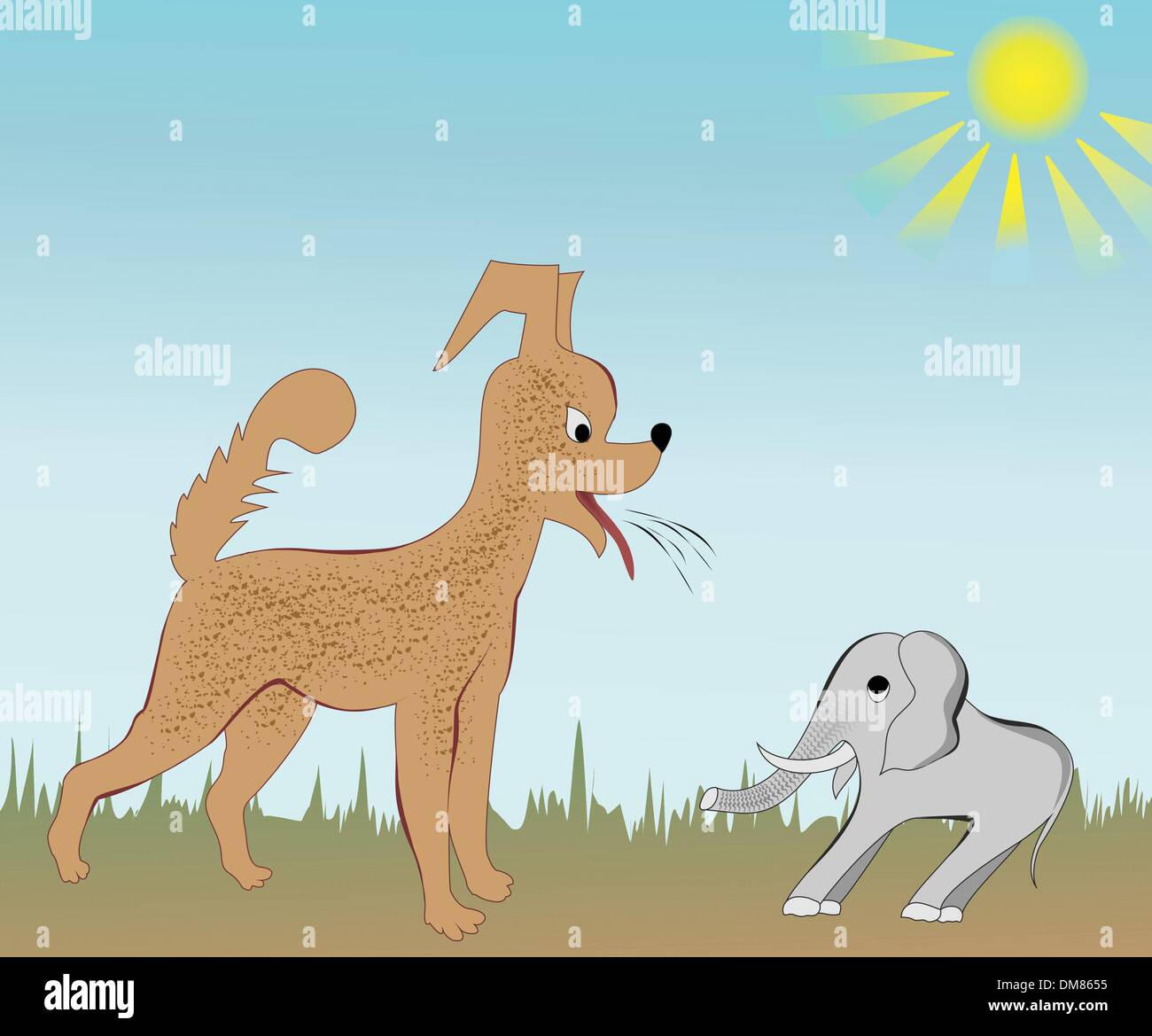 Dog mood Stock Vector Images - Alamy