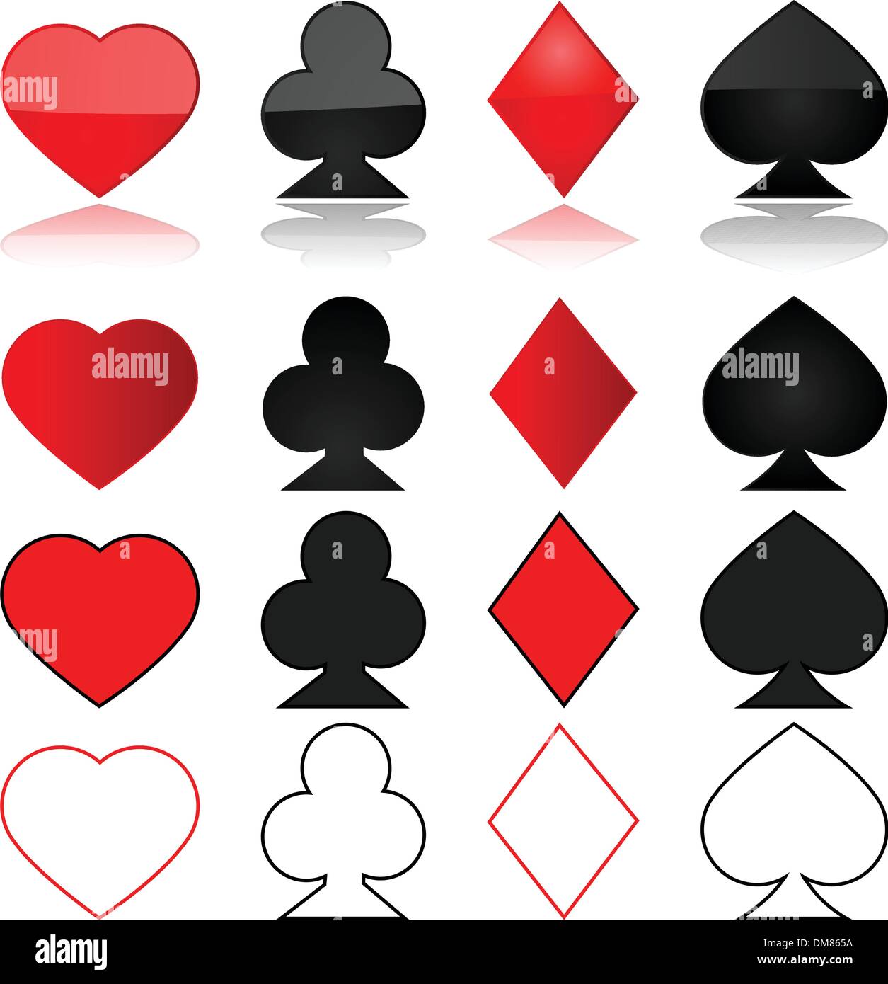 Card suits hi-res stock photography and images - Alamy