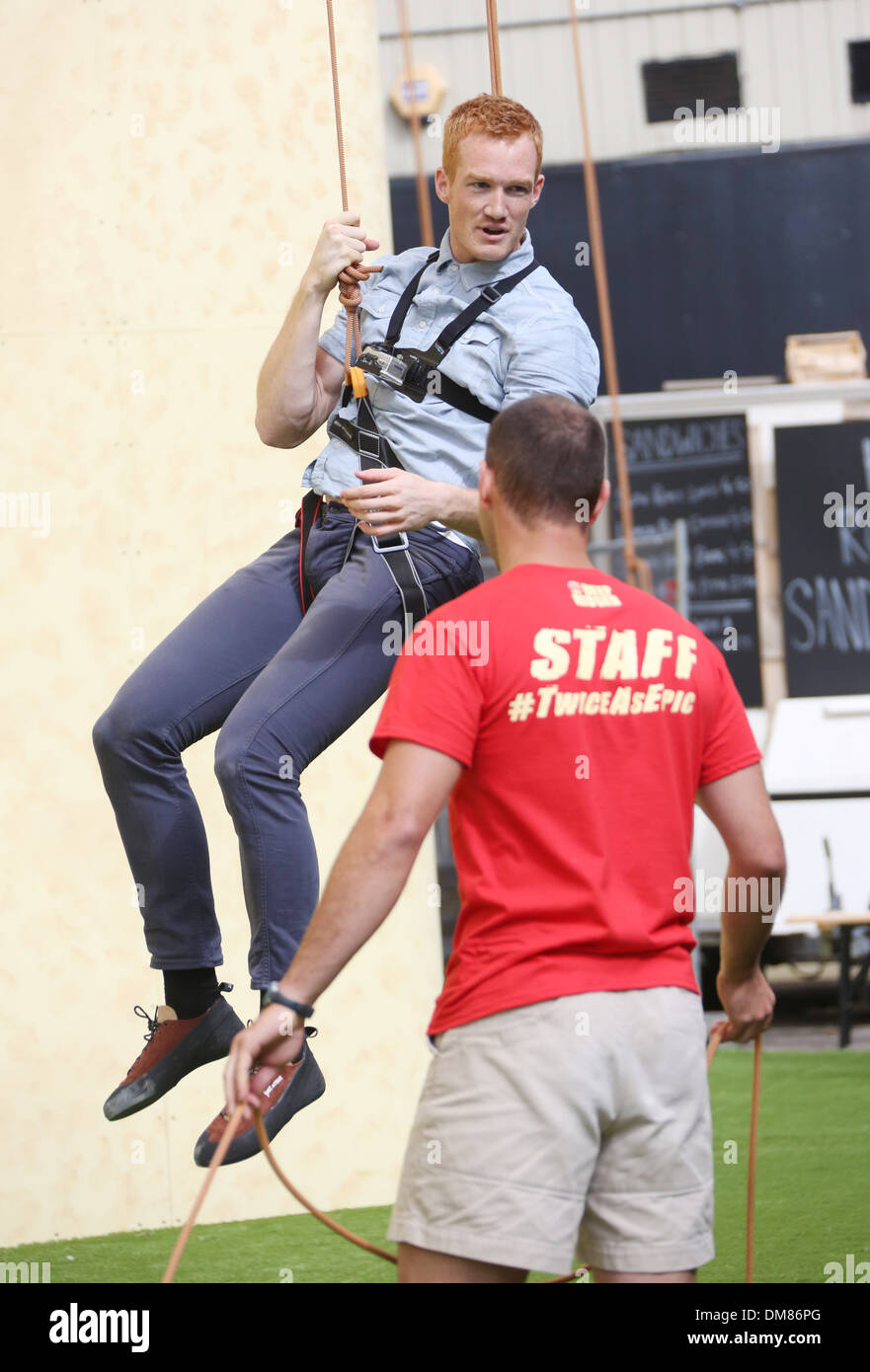 Greg Rutherford Walker's deep ridged crisps - Britain's tallest ...