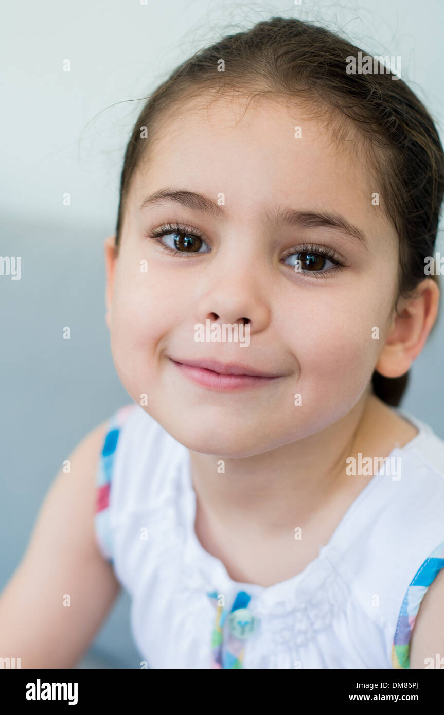 Child, six years old portrait Stock Photo - Alamy