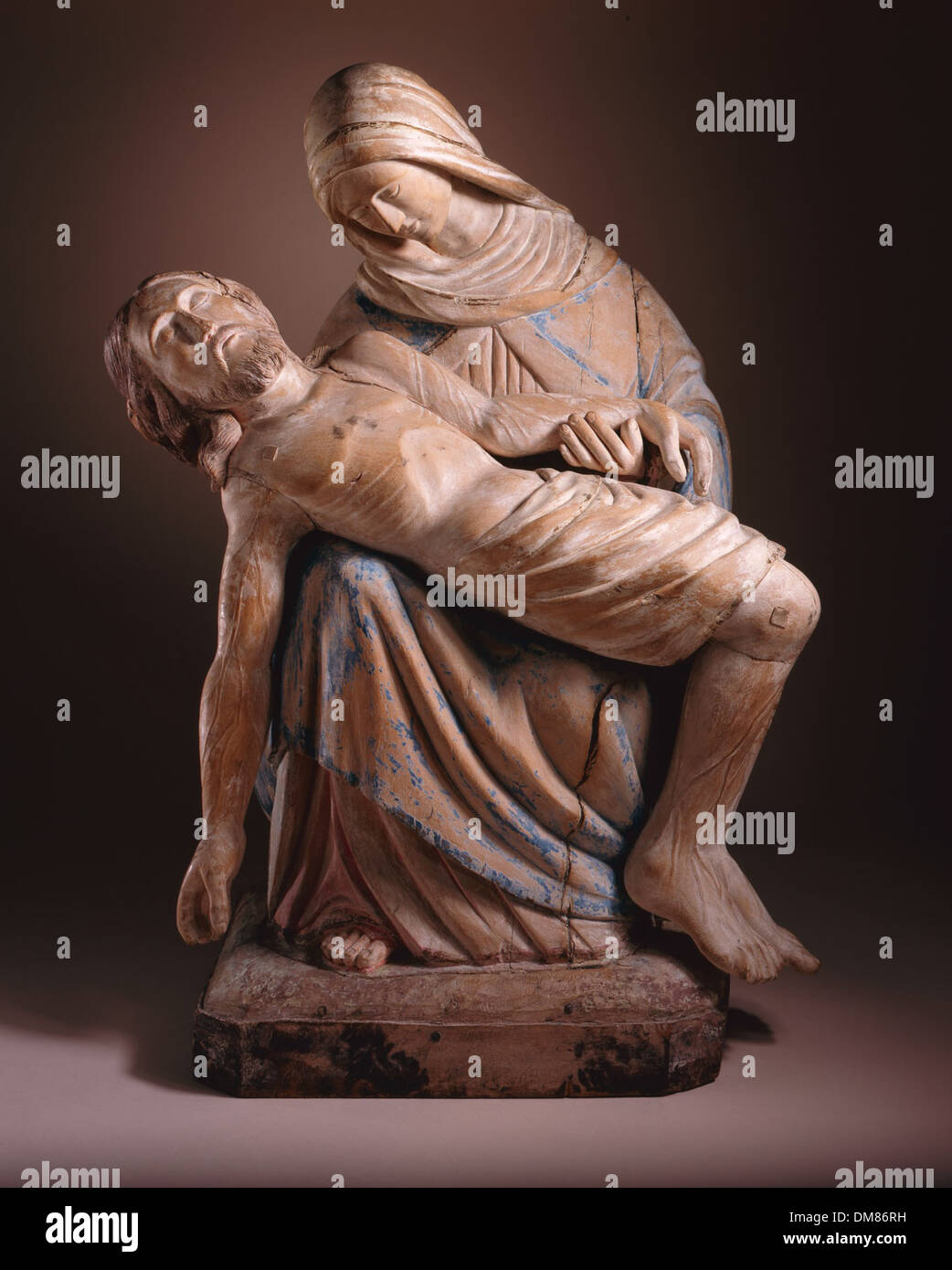 This 4x5 image of Pieta reflects its historical and religious ...