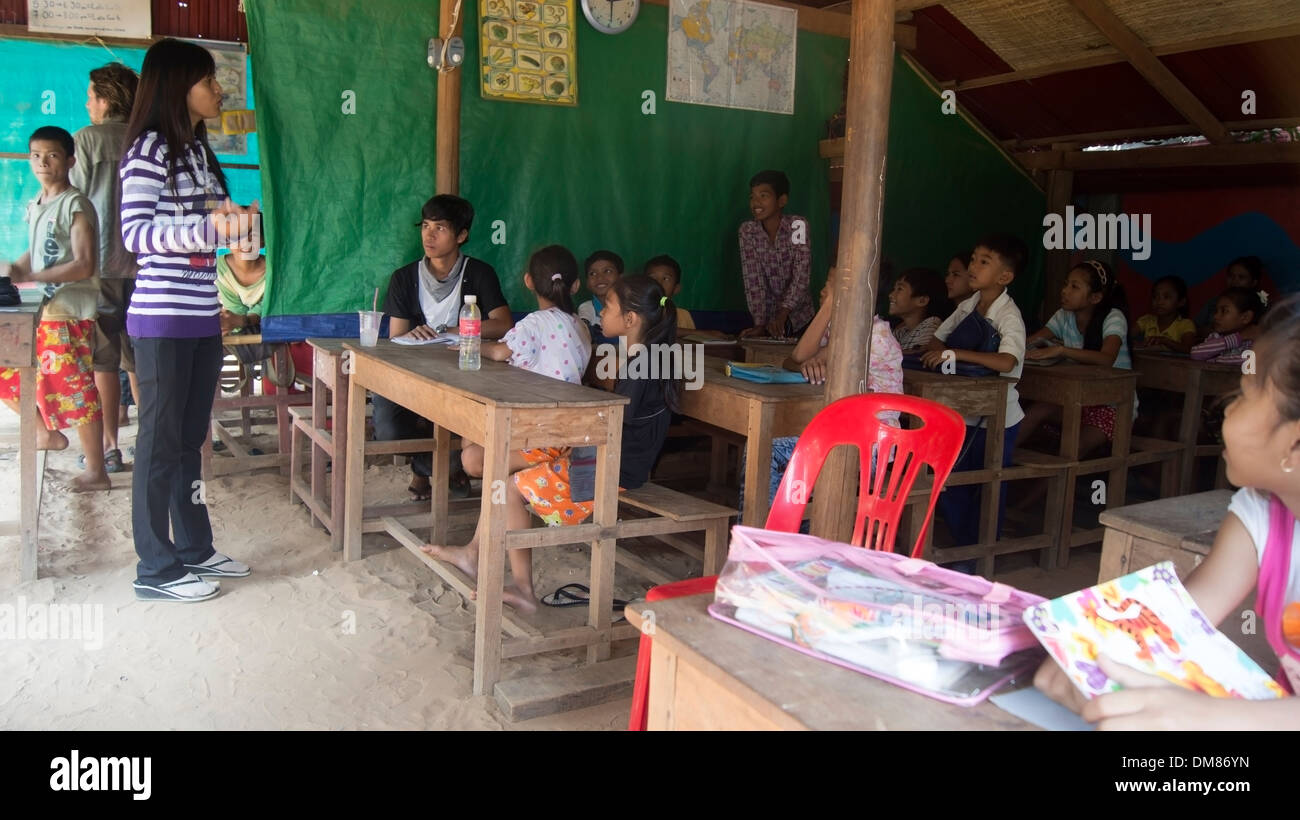Primary School Children Education Phnom Penh Cambodia South East Asia ...
