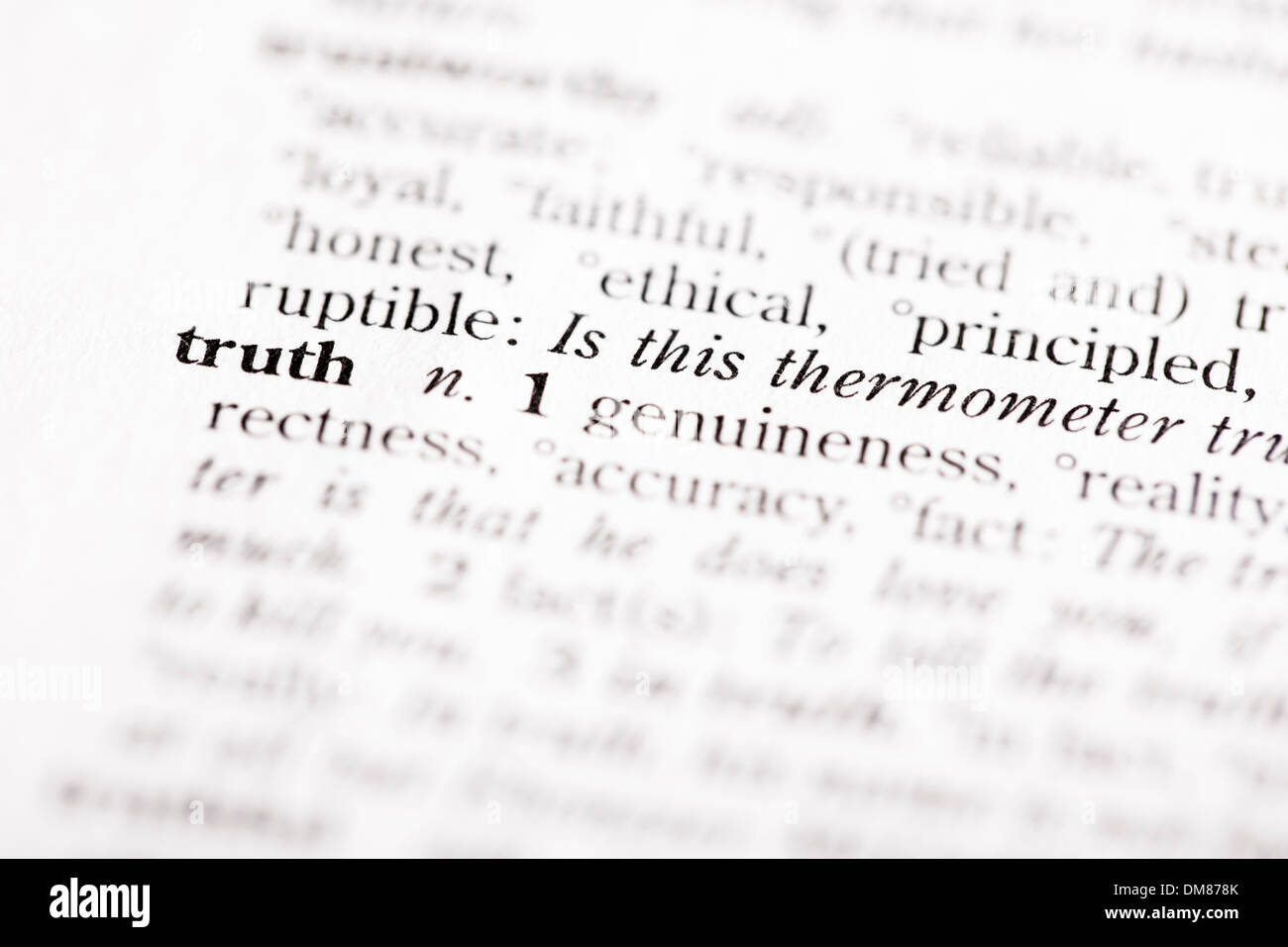 Truth word hi-res stock photography and images - Alamy