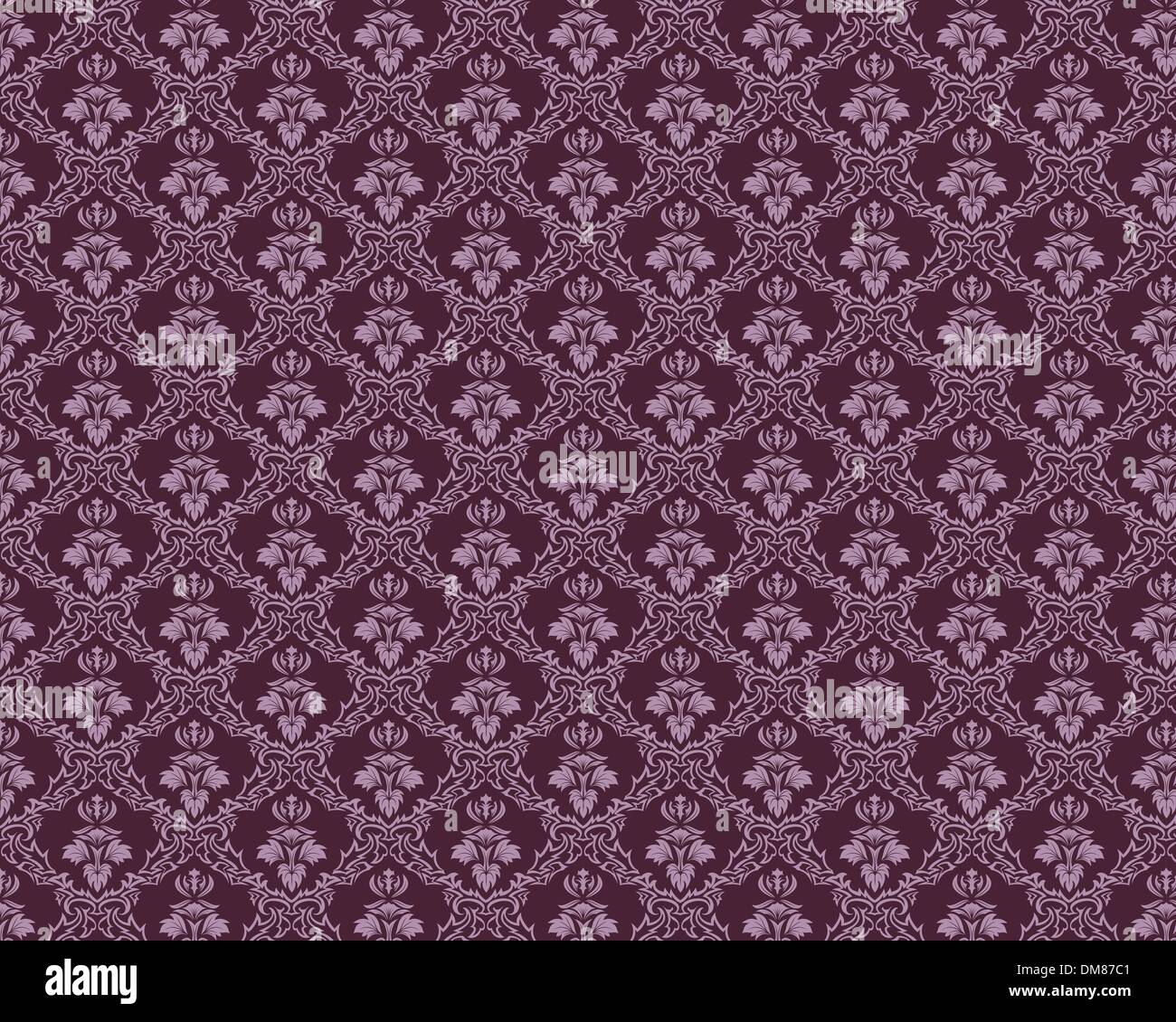 seamless damask pattern Stock Vector Image & Art - Alamy
