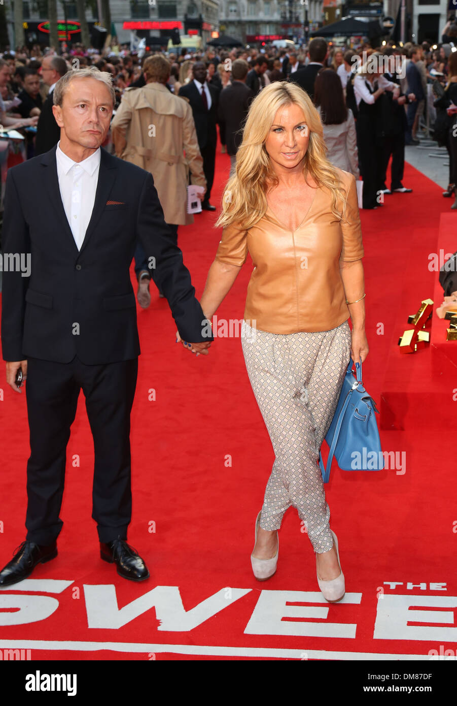 Meg Mathews and boyfriend Sweeney UK film premiere held at Vue cinema ...