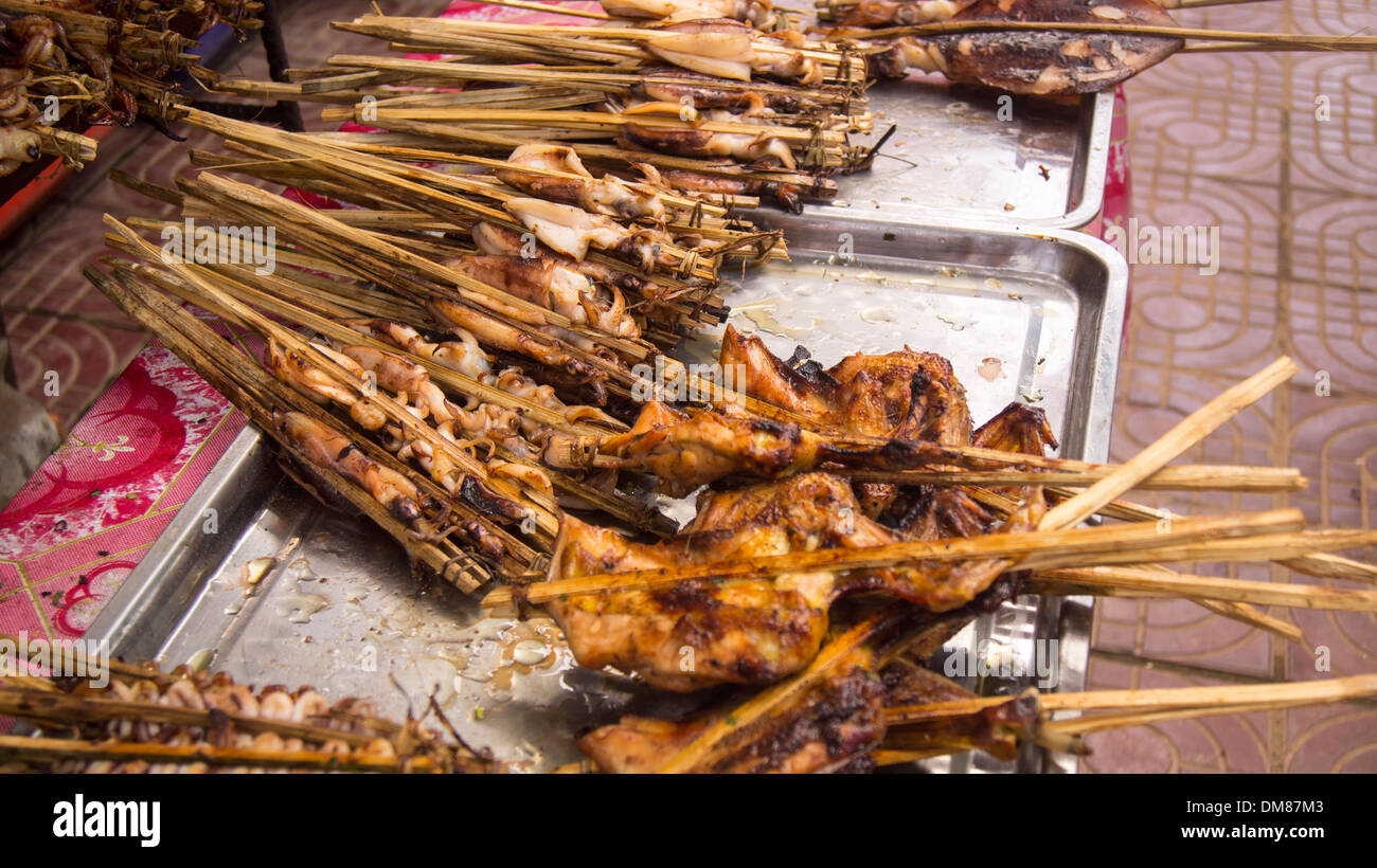 Exotic Street Food Kep Cambodia South East Asia Stock Photo - Alamy