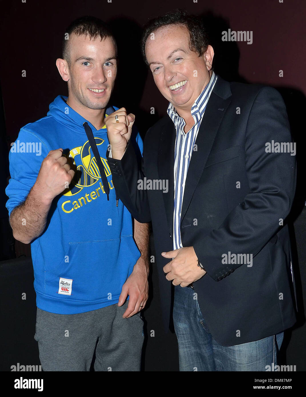 Olympic Boxing silver medallist John Joe Nevin and sport commentator ...