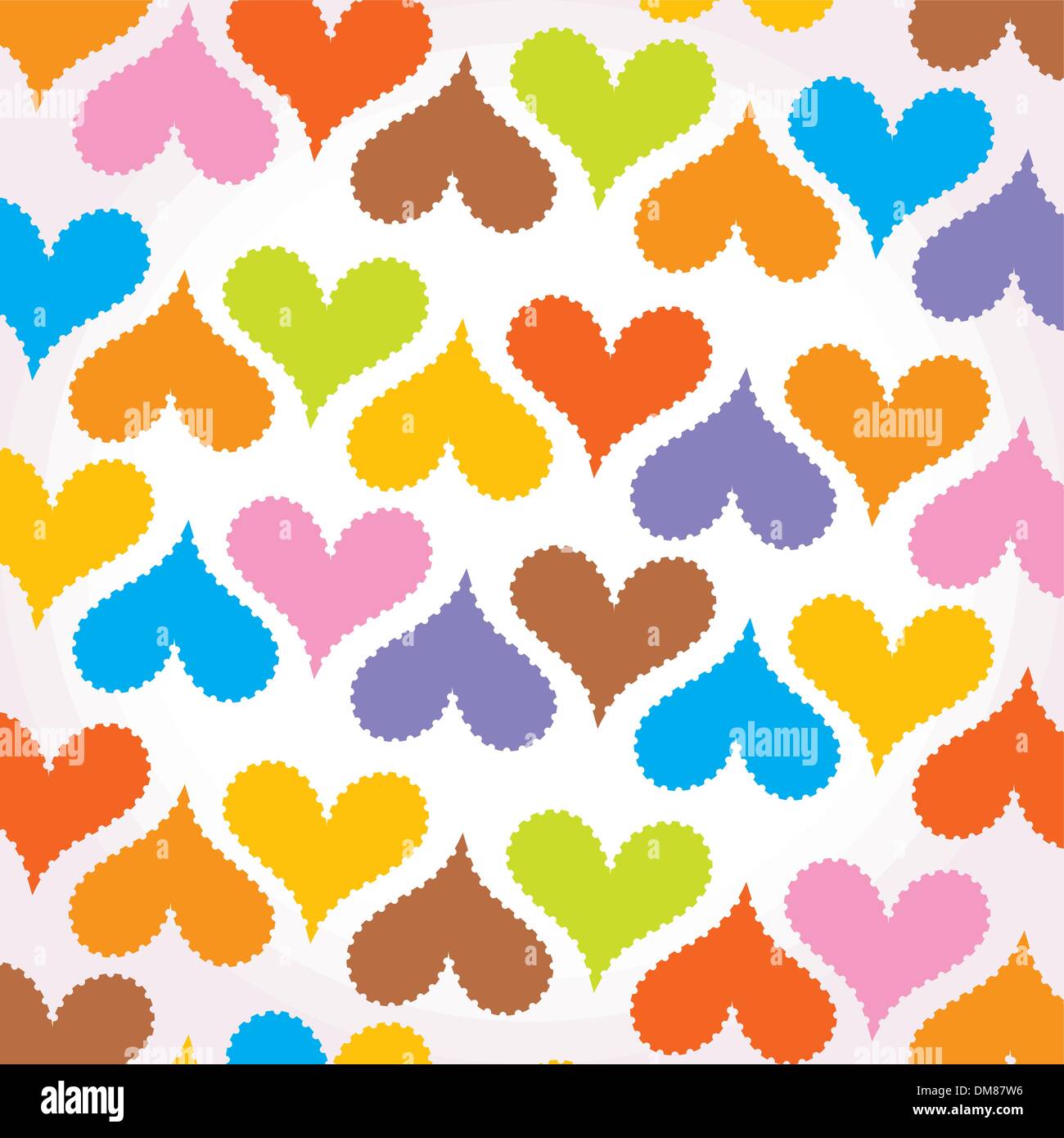 Mosaic abstract colours heart vector illustration Stock Vector Image ...