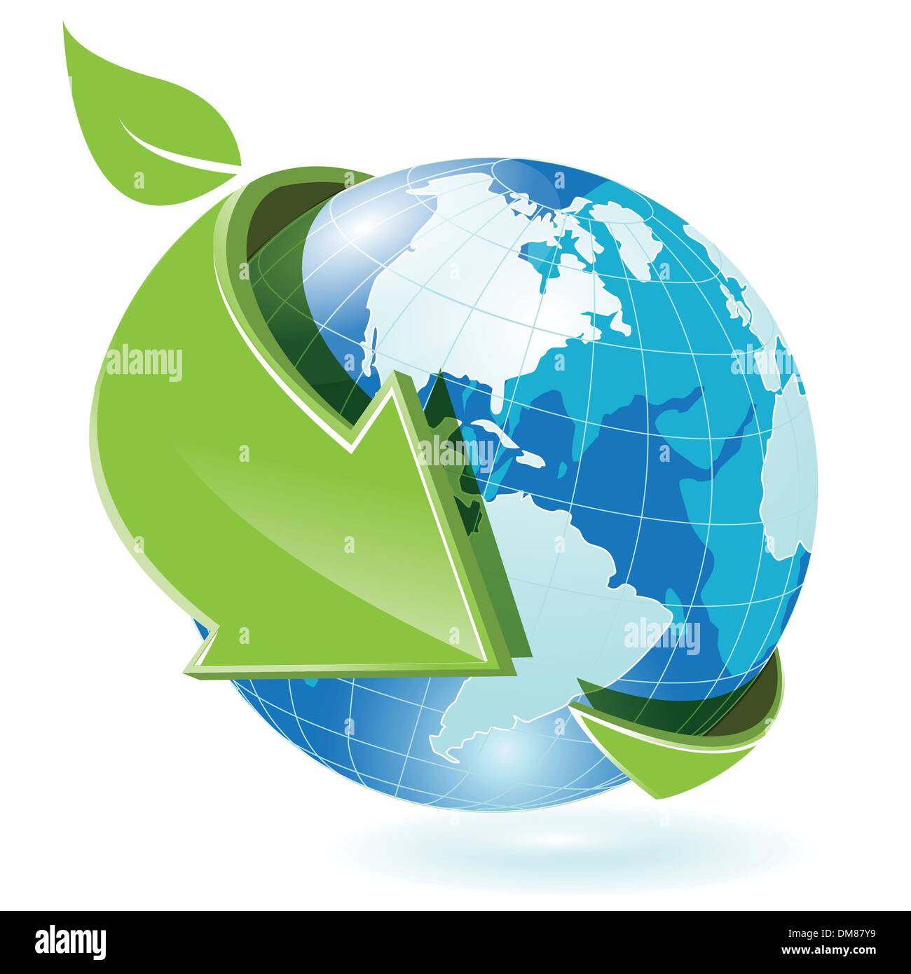 Planet arrows sign Cut Out Stock Images & Pictures - Alamy