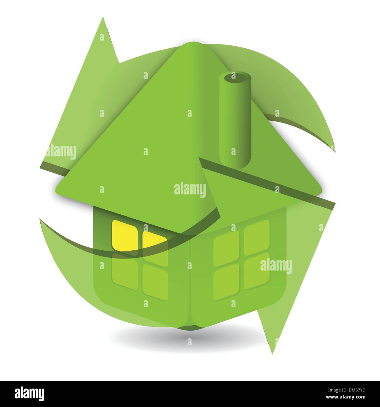 Green roof Stock Vector Images - Alamy