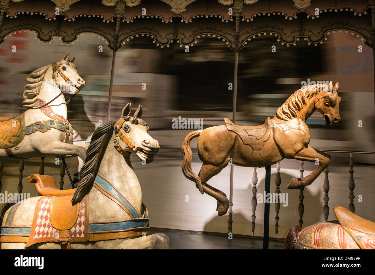 MERRY-GO-ROUND HORSE OR CARROUSEL HORSE BY DANIEL C. MIULLER, THE NEW ...