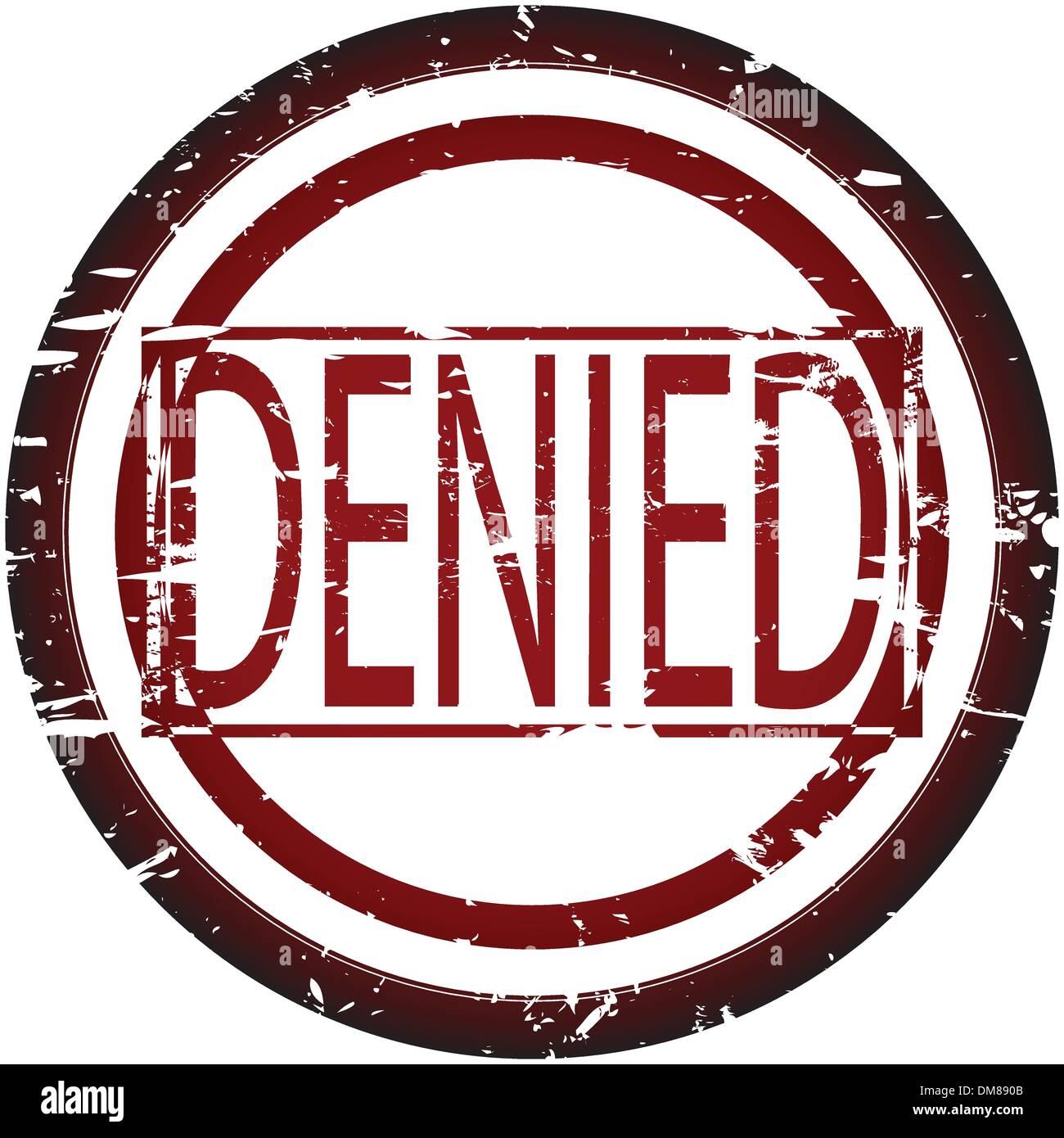 Denied stamp sign seal hi-res stock photography and images - Alamy