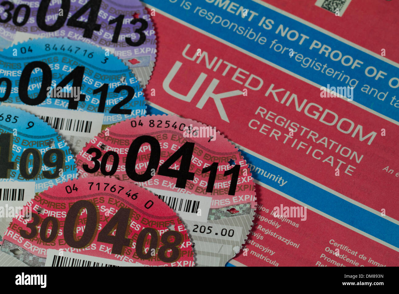 Registration certificate hi-res stock photography and images - Alamy