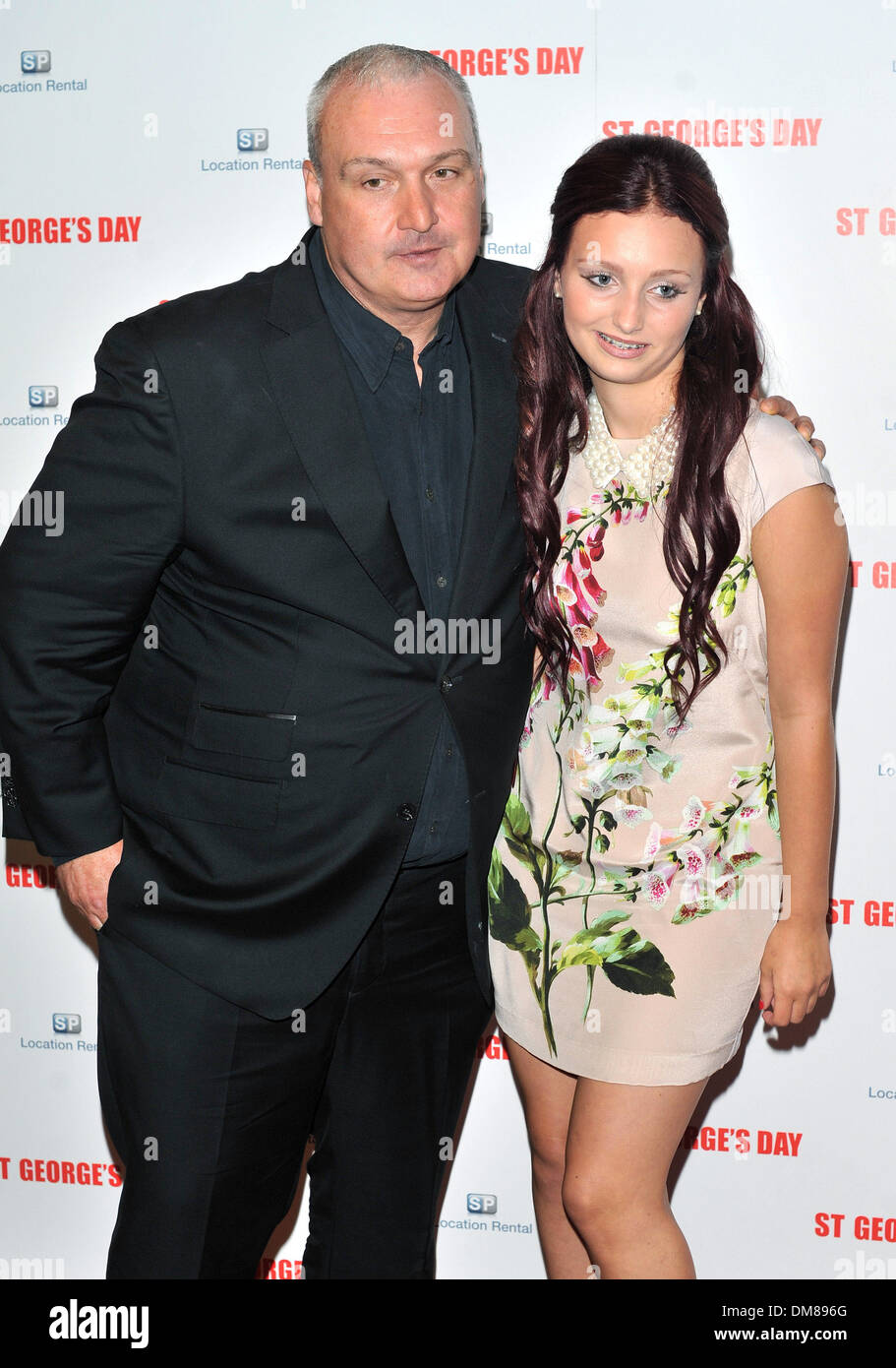 Frank Harper and guest World Premiere of St George's Day held at Odeon ...