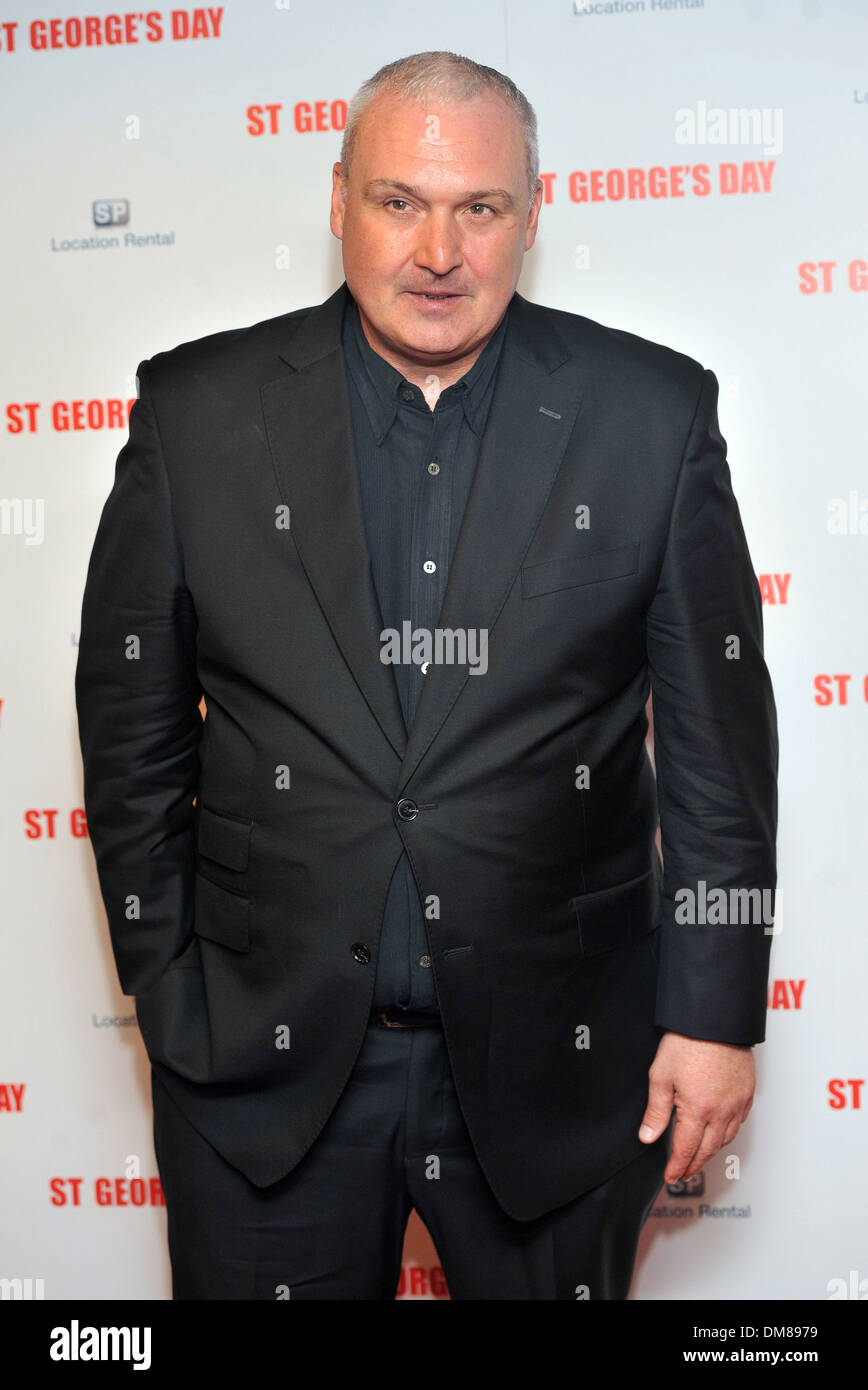 Frank Harper and guest World Premiere of St George's Day held at Odeon ...