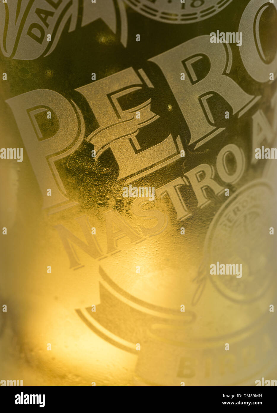 Peroni beer logo hi-res stock photography and images - Alamy