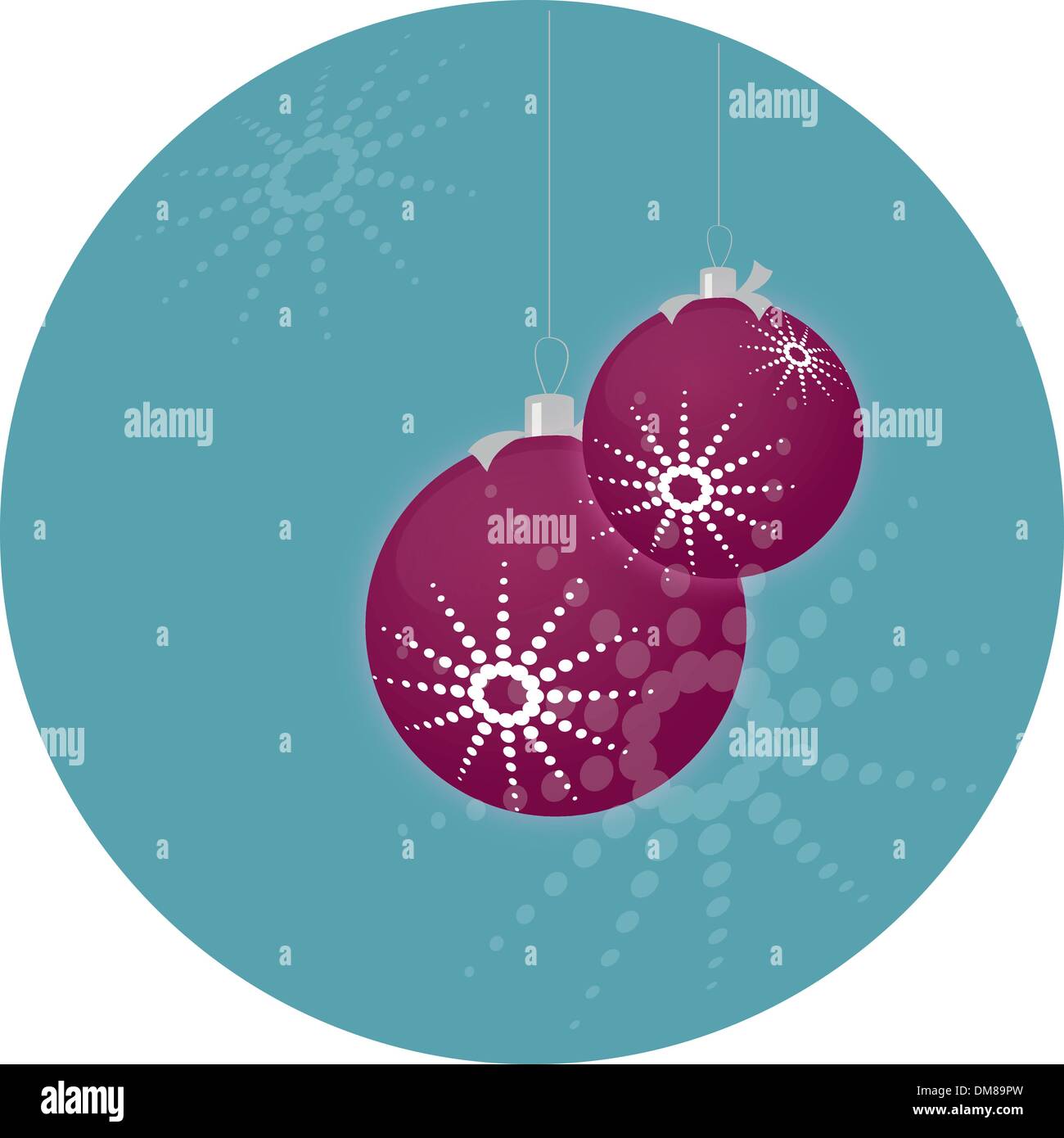 Christmas card two glass Stock Vector Images - Alamy