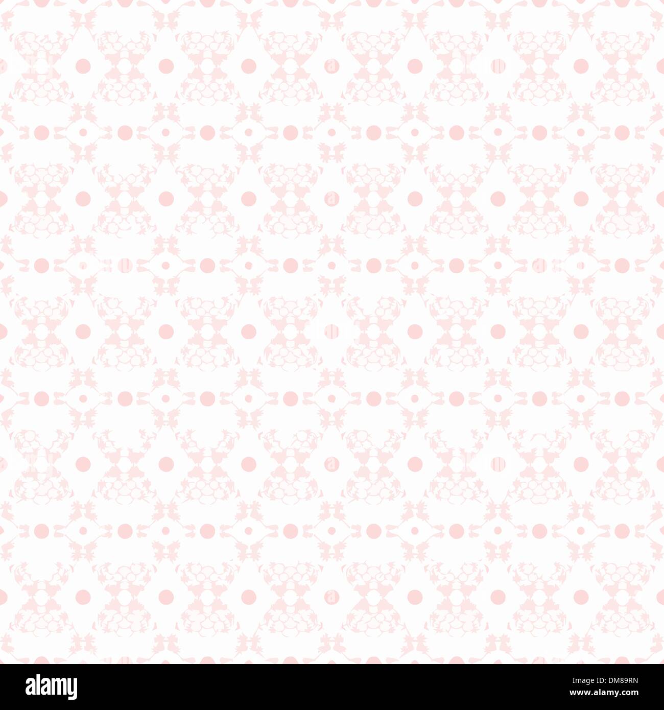 Seamless vector pattern blooming Cut Out Stock Images & Pictures - Alamy