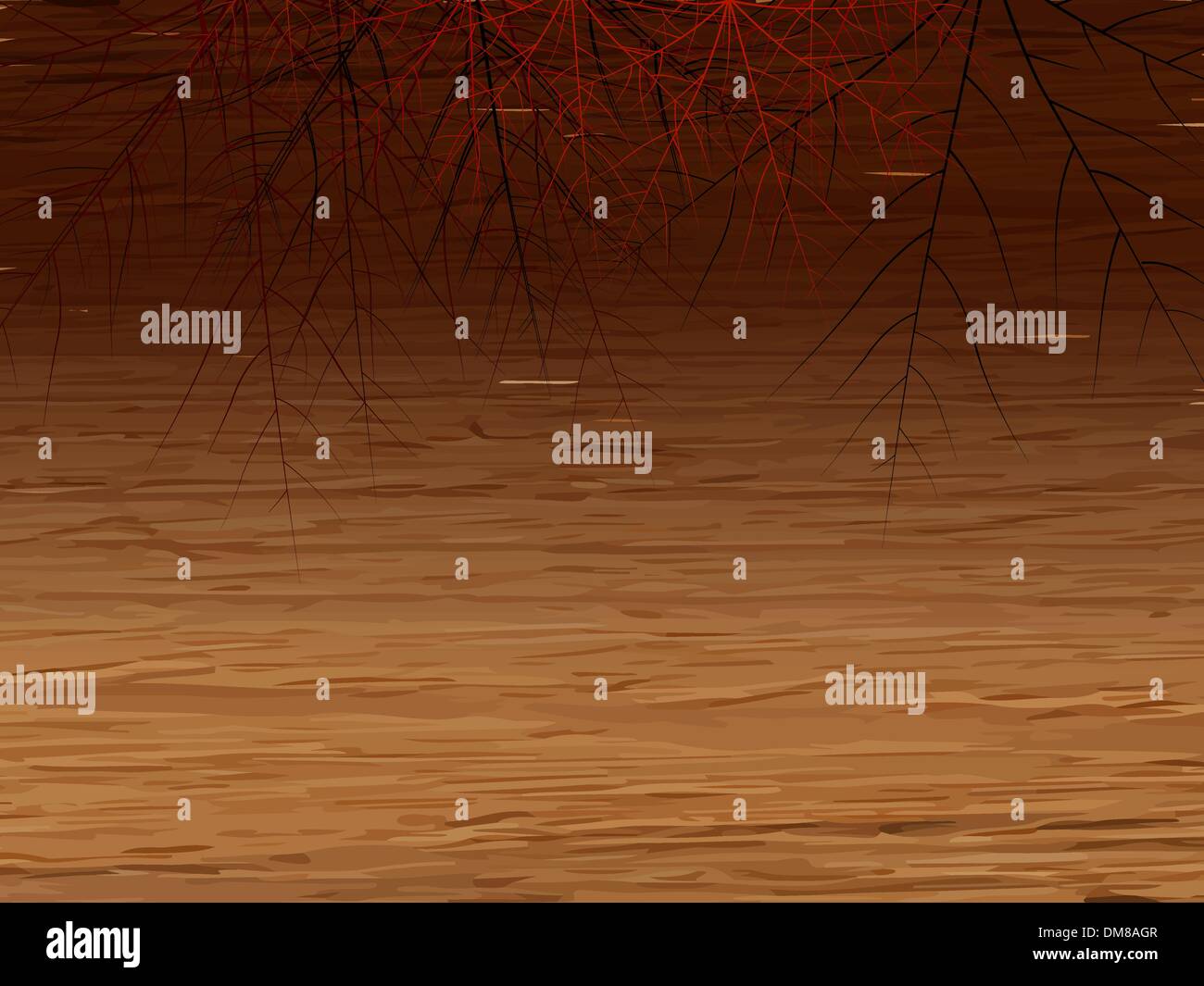 Leaf on wooden table Stock Vector Images - Alamy