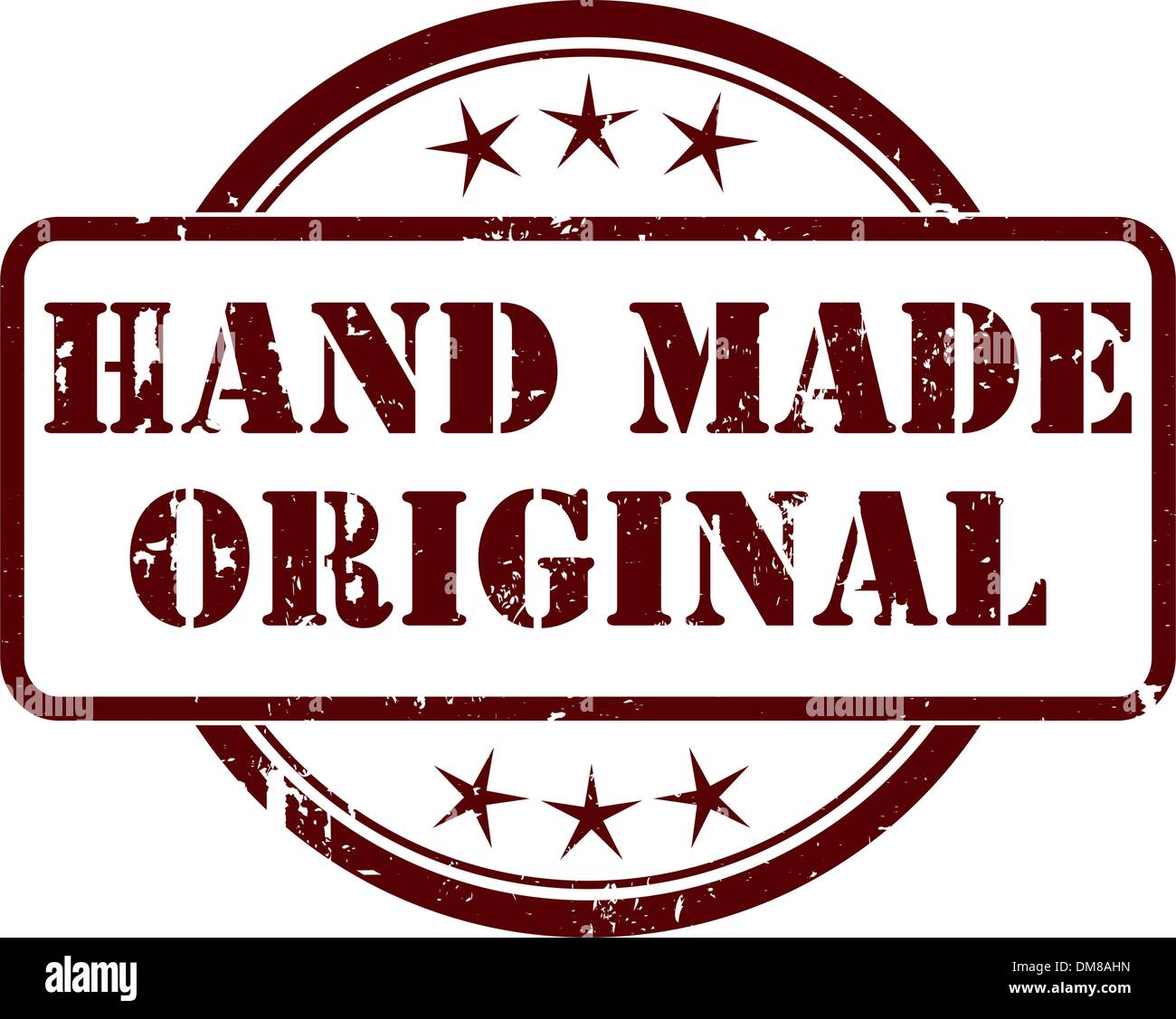 Hand made stamp Stock Vector Image & Art - Alamy