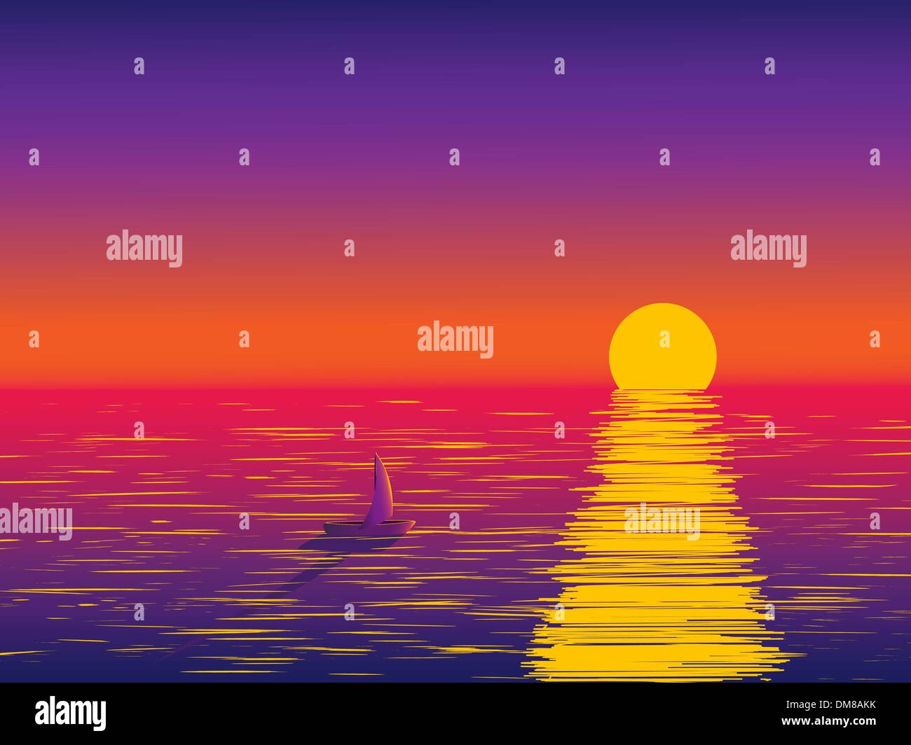 Sea calm background Stock Vector Images - Alamy