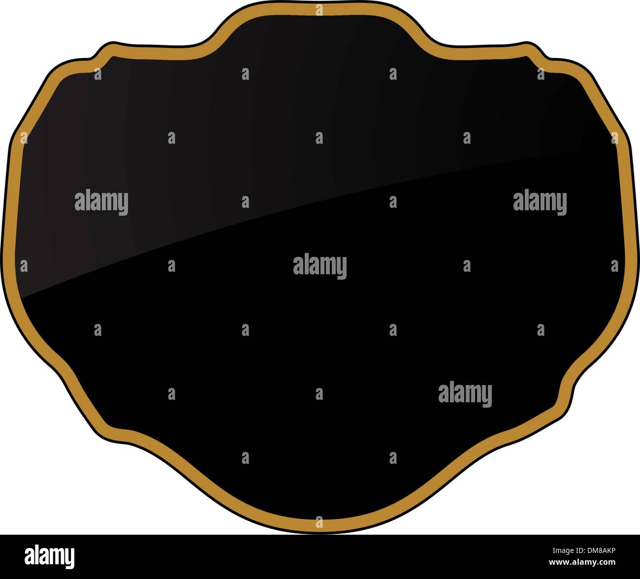 Gold frame on vintage Stock Vector Images - Alamy