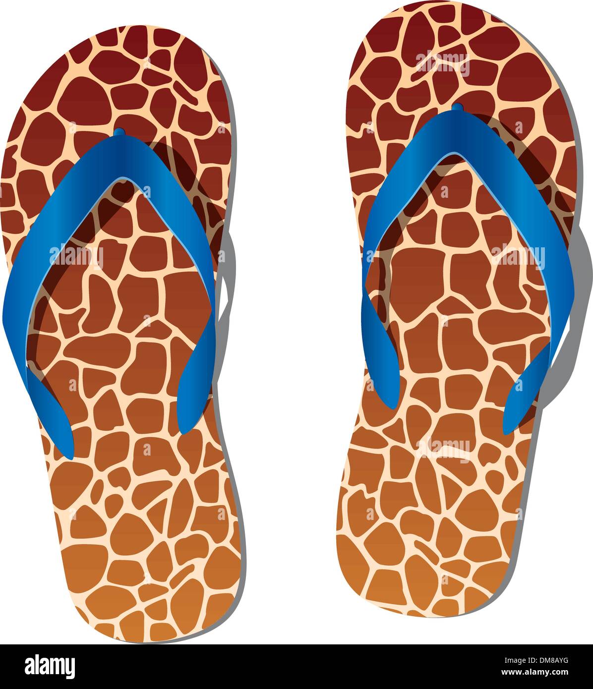 vector pair of flip flops Stock Vector Image & Art - Alamy