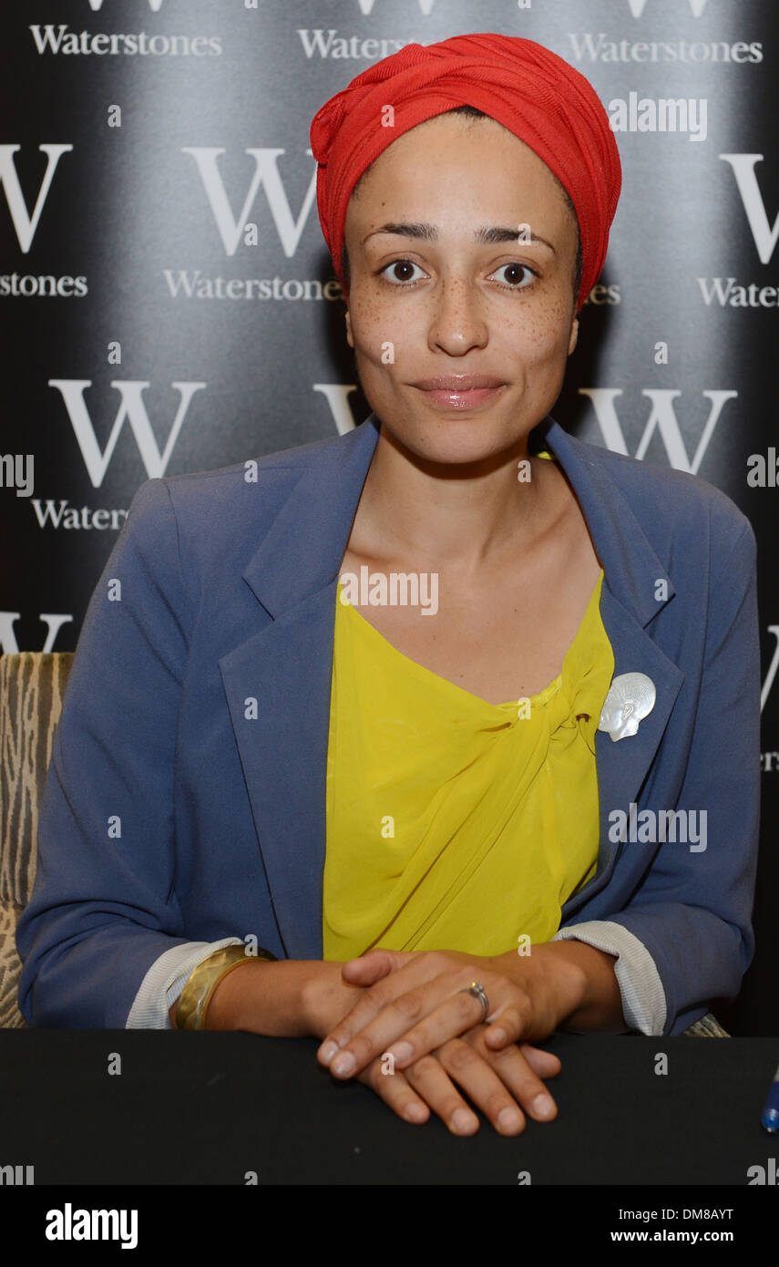 British author Zadie Smith signs copies of her new novel 'NW' at ...
