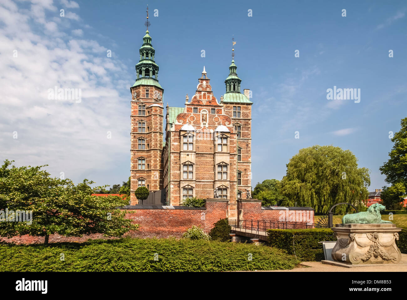 Rosenborg castle the castle was built by christian iv hi-res stock ...
