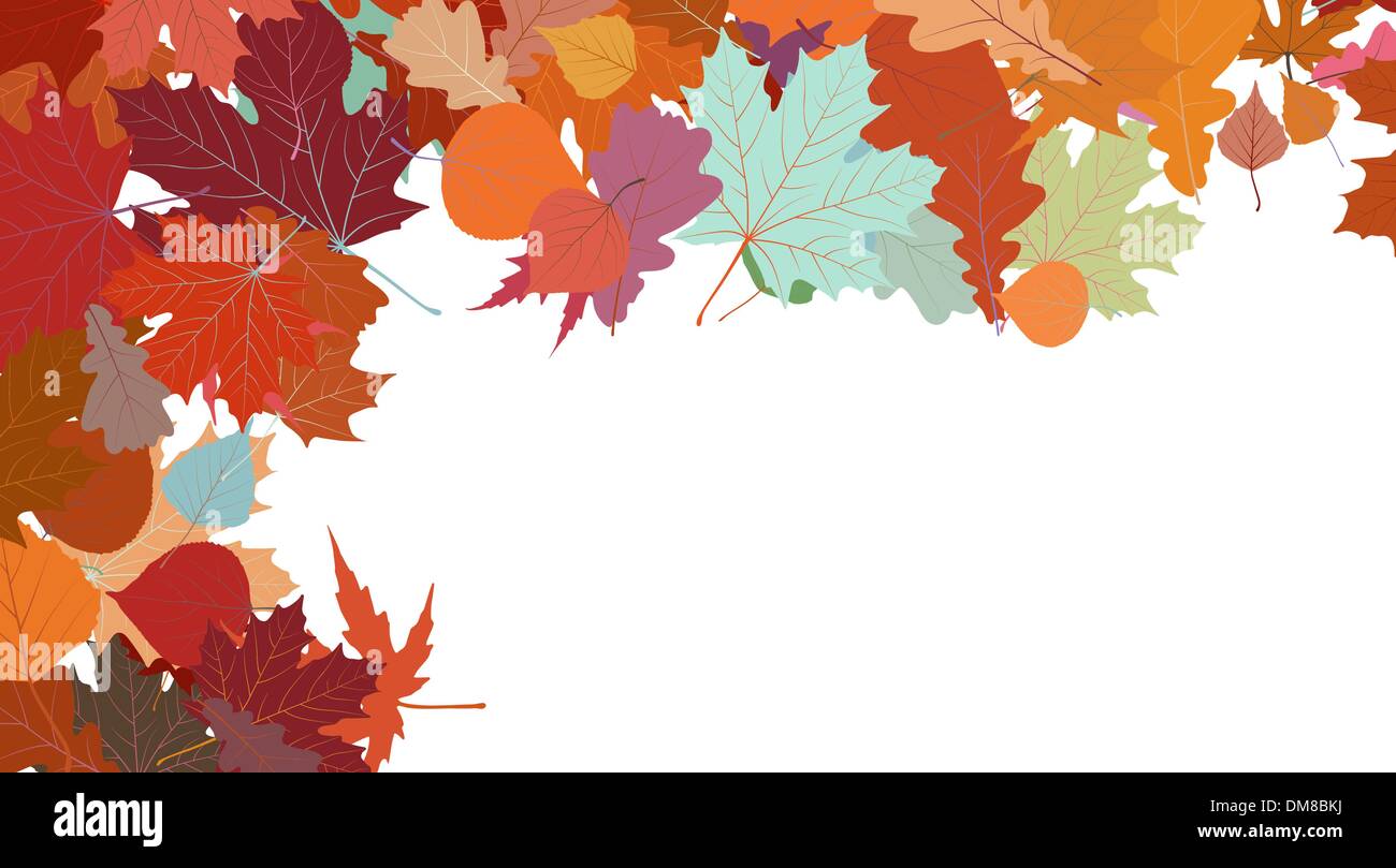 Autumn colorful background. EPS 8 Stock Vector Image & Art - Alamy