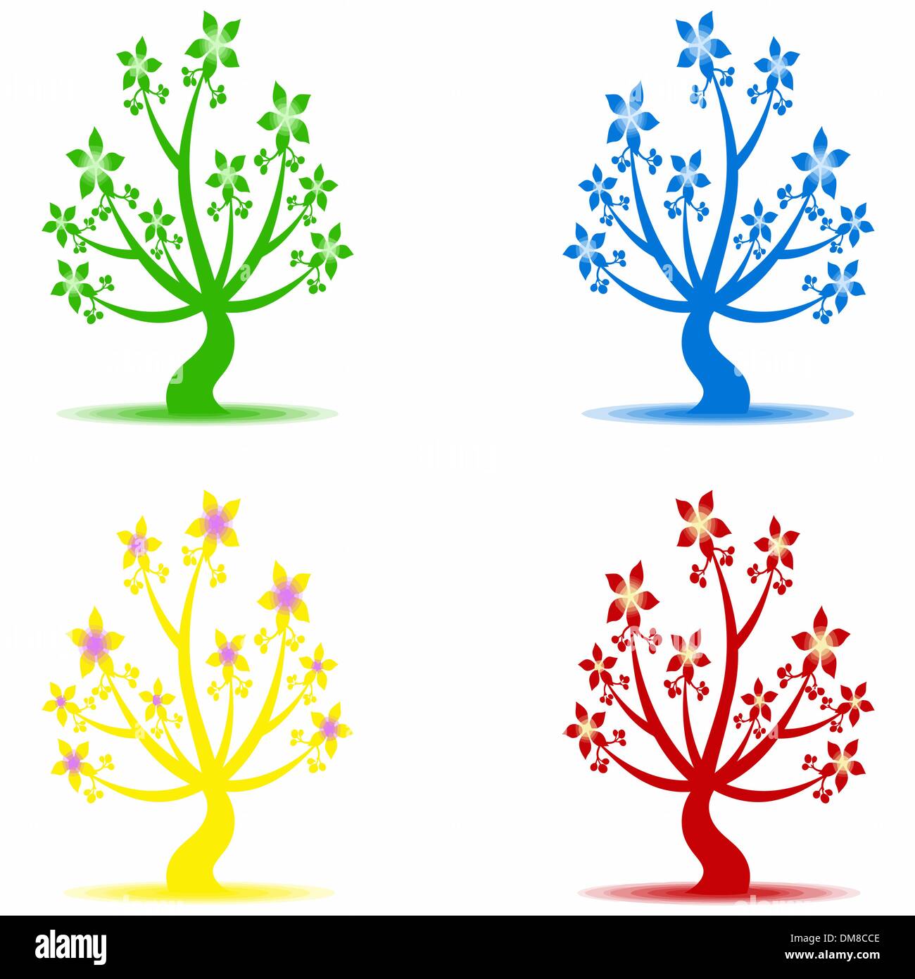 Evolution trees Stock Vector Images - Alamy