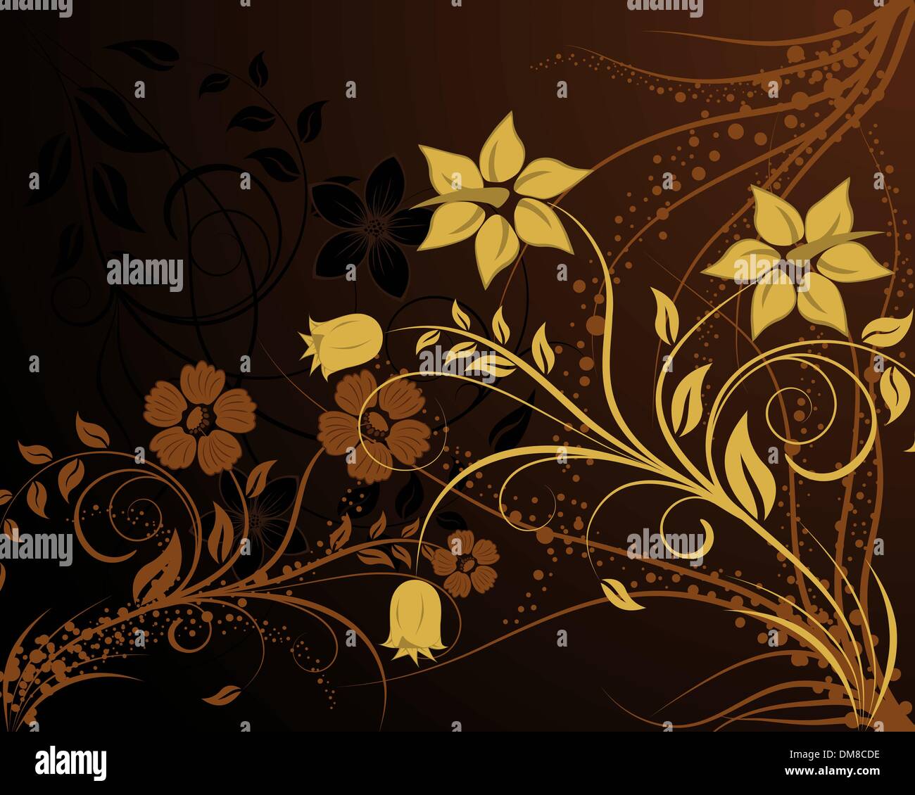 Floral backgrounds images Stock Vector Images - Alamy