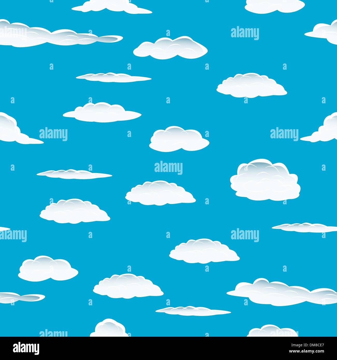 seamless cloud background Stock Vector Image & Art - Alamy